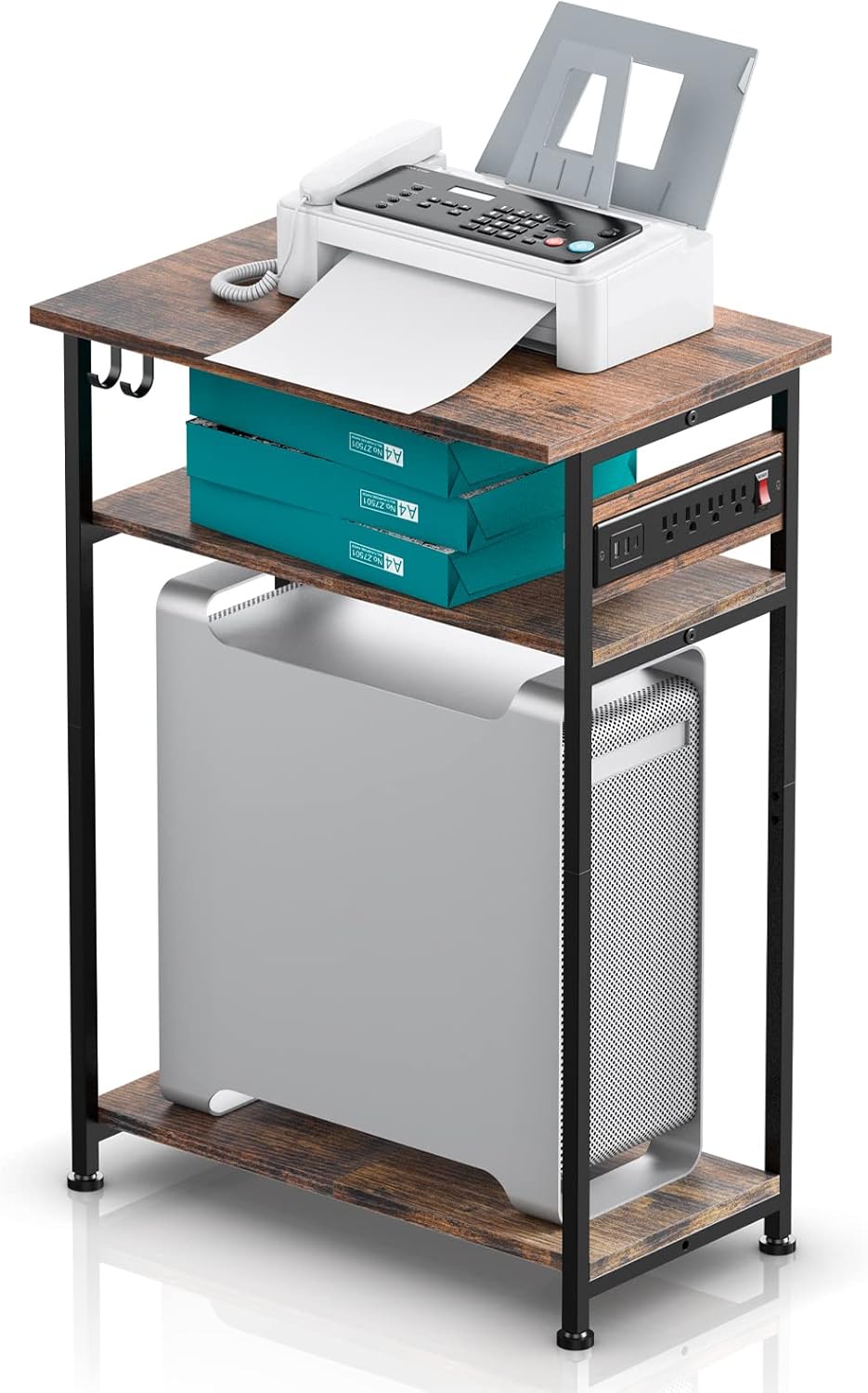 Amazon.com : CCCEI Computer Tower and Printer Stand Design with ...