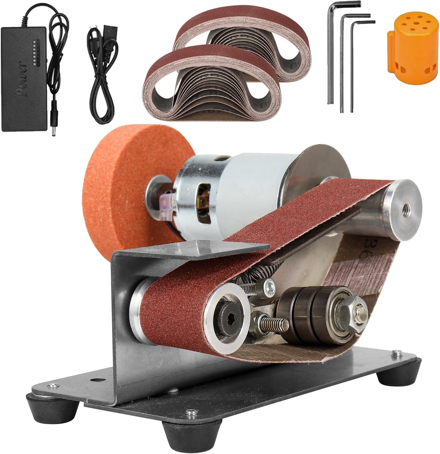 Amazon.com: SI FANG Electric Mini Belt-Sander Sanding Machine, 7 Speeds ...