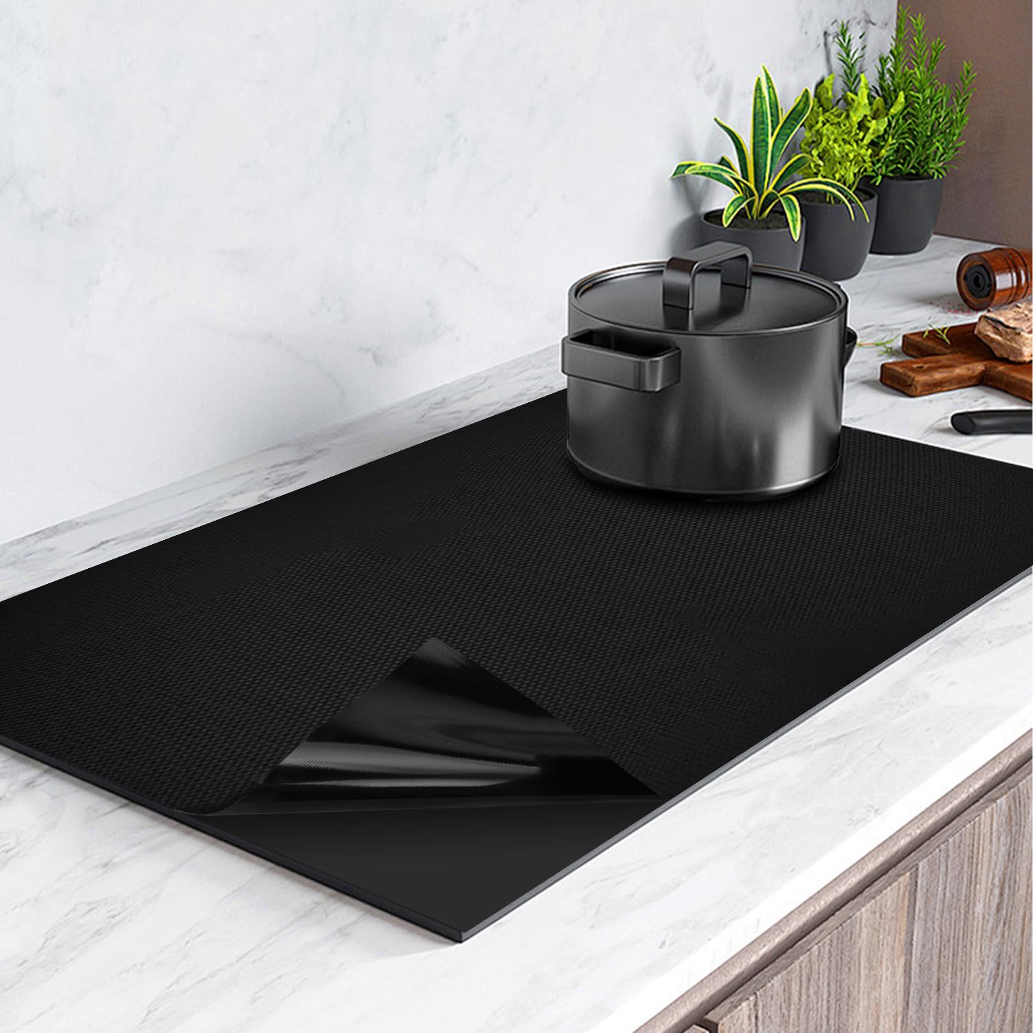 Protege Plaque Induction Silicone, Tapis de Protection Plaque Induction ...