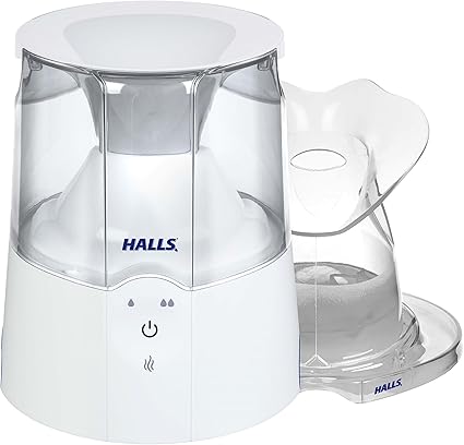 Amazon.com: Crane x HALLS 2-in-1 Warm Mist Humidifier and Steam Inhaler ...