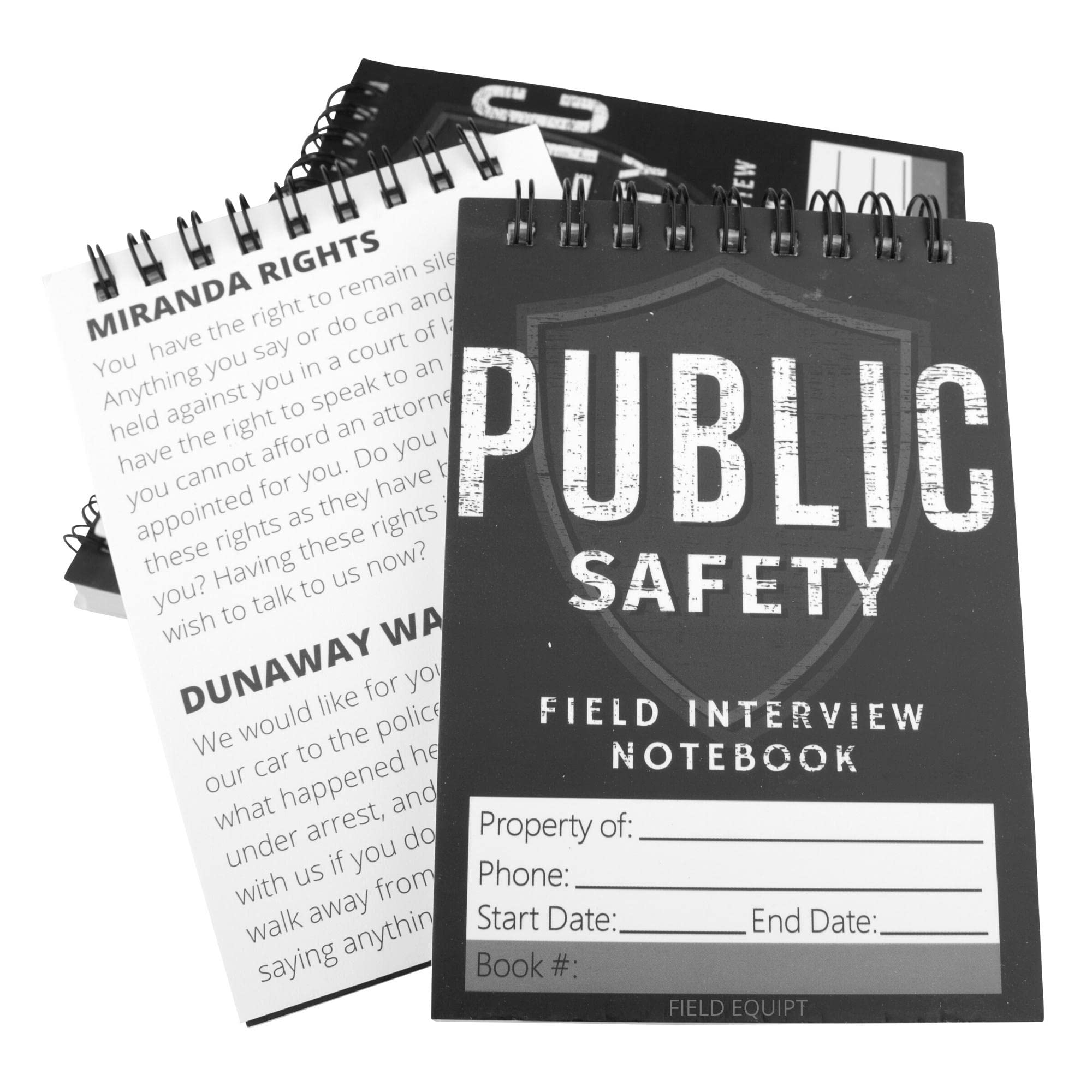 Field Interview Notebook: Incident Report Notepad for Detective ...