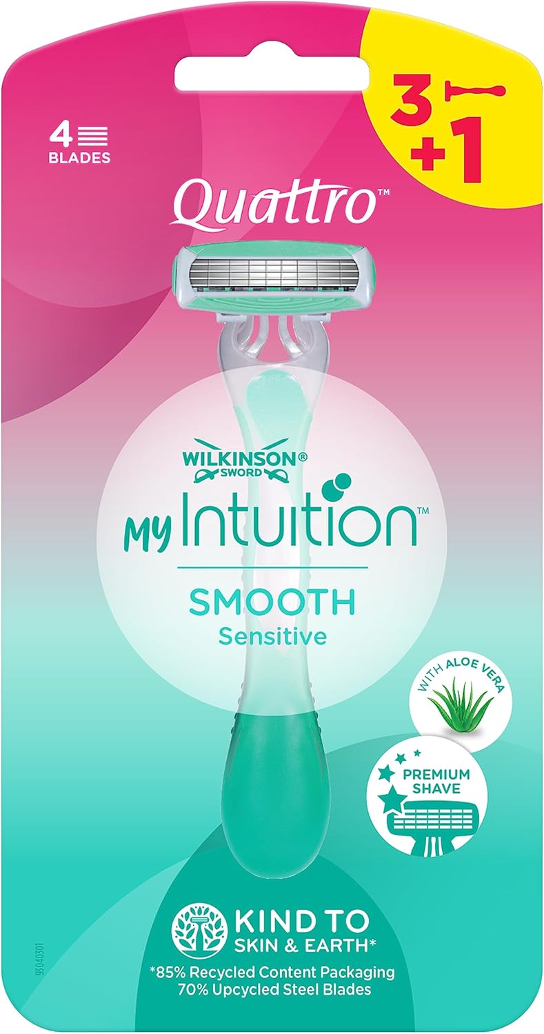 Wilkinson Sword - MyIntuition Smooth Sensitive Quattro - Rasoio Usa ...
