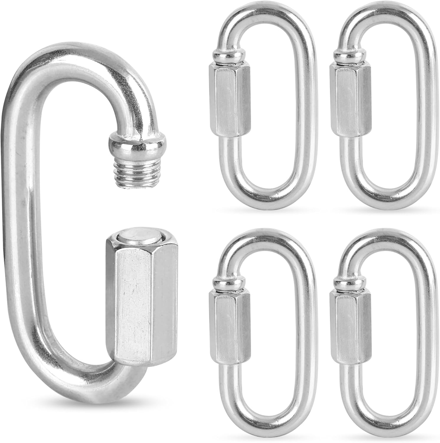 Amazon.com: FARQAN Stainless Steel Chain Quick Links- 5 Pack 5/16 ...