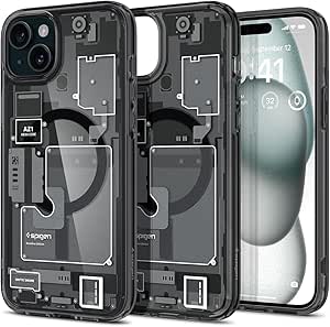 Amazon.com: Spigen Ultra Hybrid MagFit Direct Digital Printing Case for iPhone 15 [Custom Design ...
