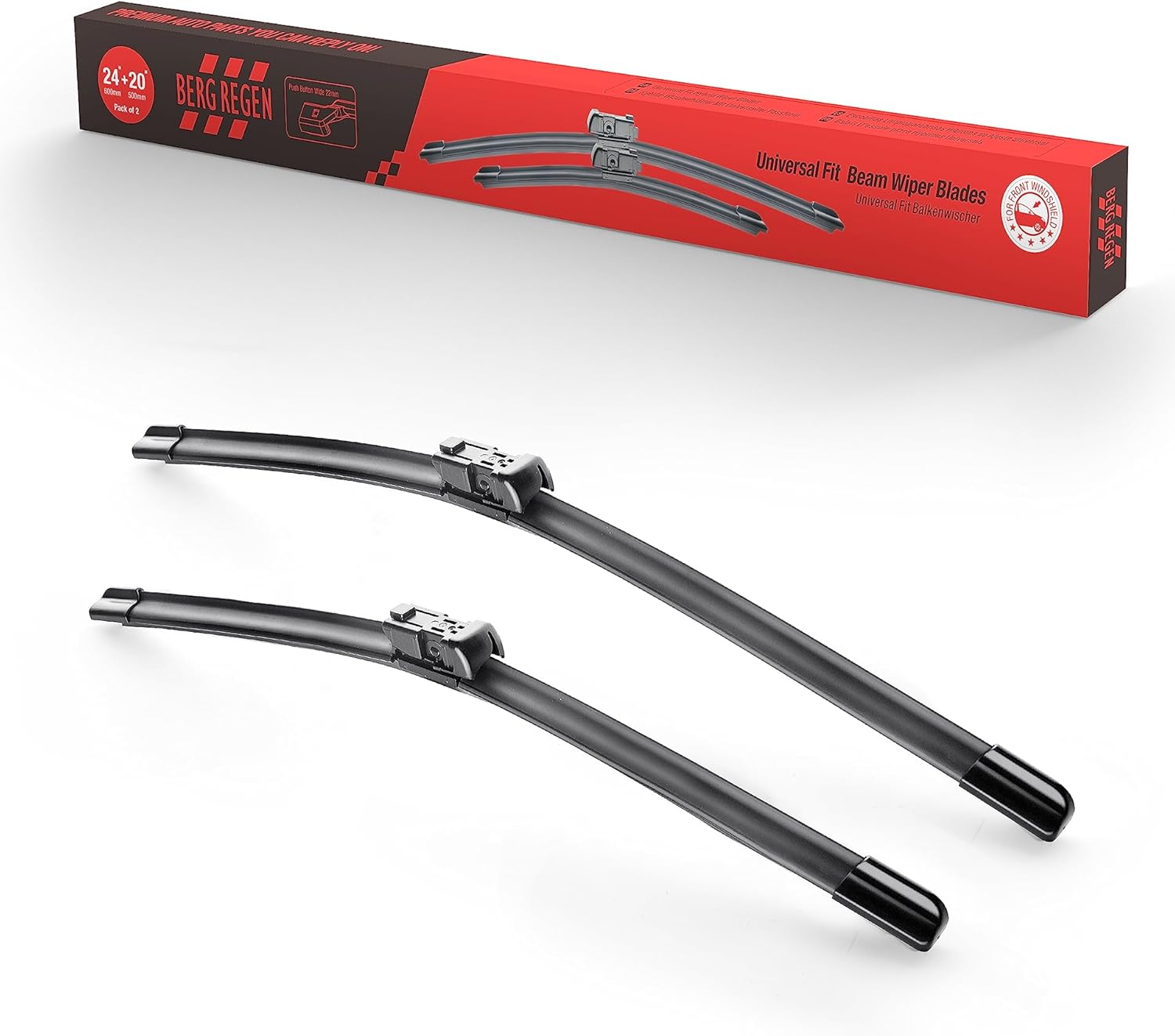 Amazon.com: BERG REGEN 24"/20" Front Windshield Wiper Blades Fit for ...