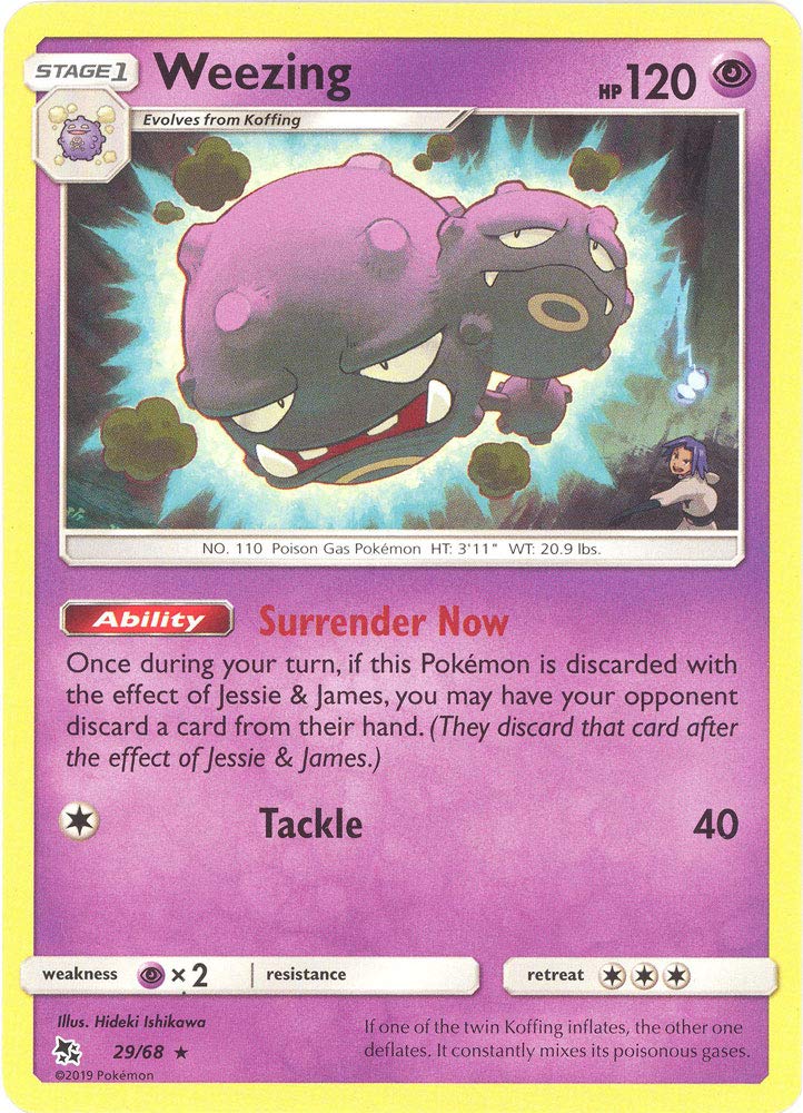 Pokemon Weezing Card