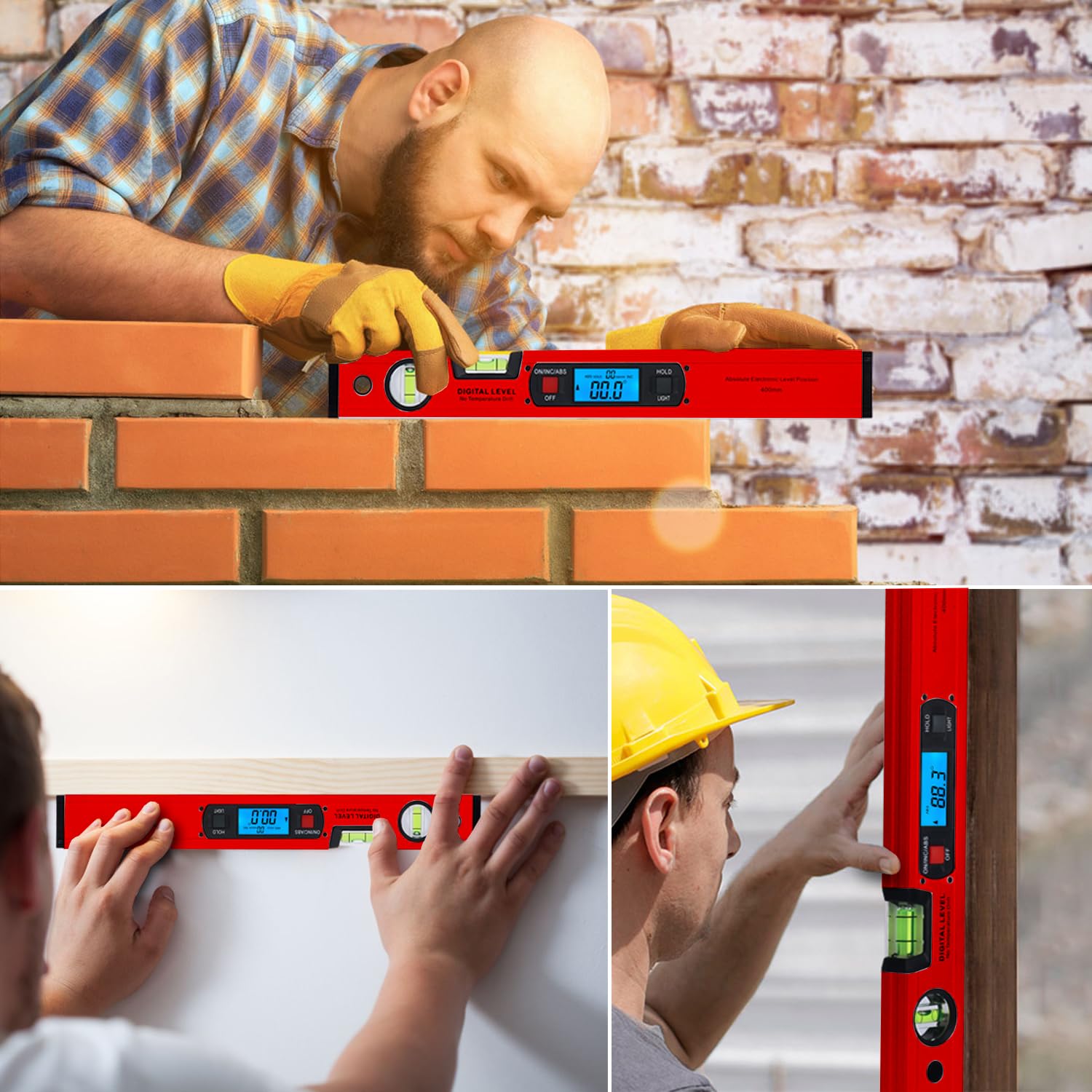 Snapklik.com : RISEPRO 16-inch Digital Spirit Level And Protractor ...