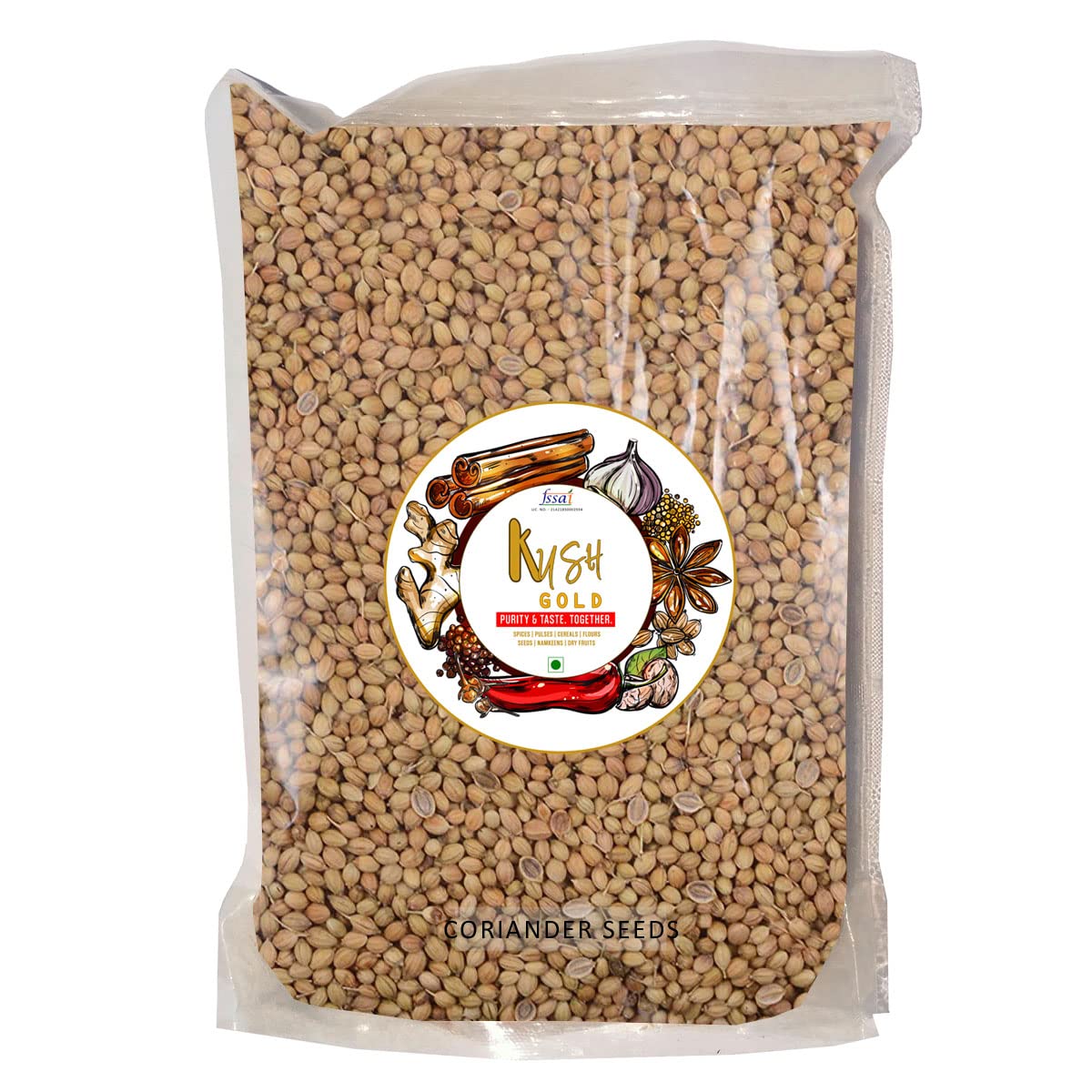 Buy Kush Gold Coriander Whole/Khada Dhaniya/Sabut Dhania/Whole Dhaniya ...