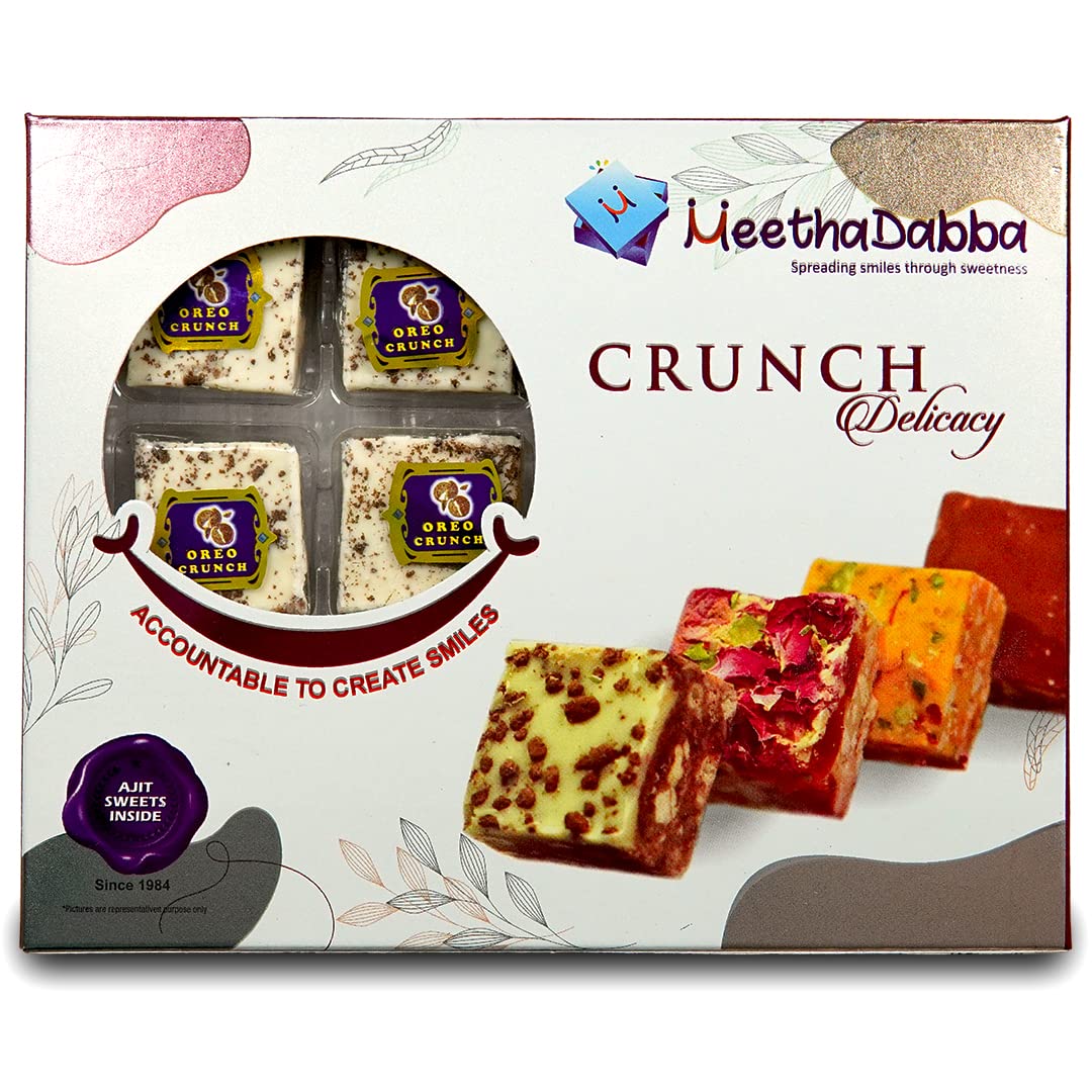 Buy MeethaDabba Oreo Crunch, Fancy Indian Sweet, Tempting & Delicious ...
