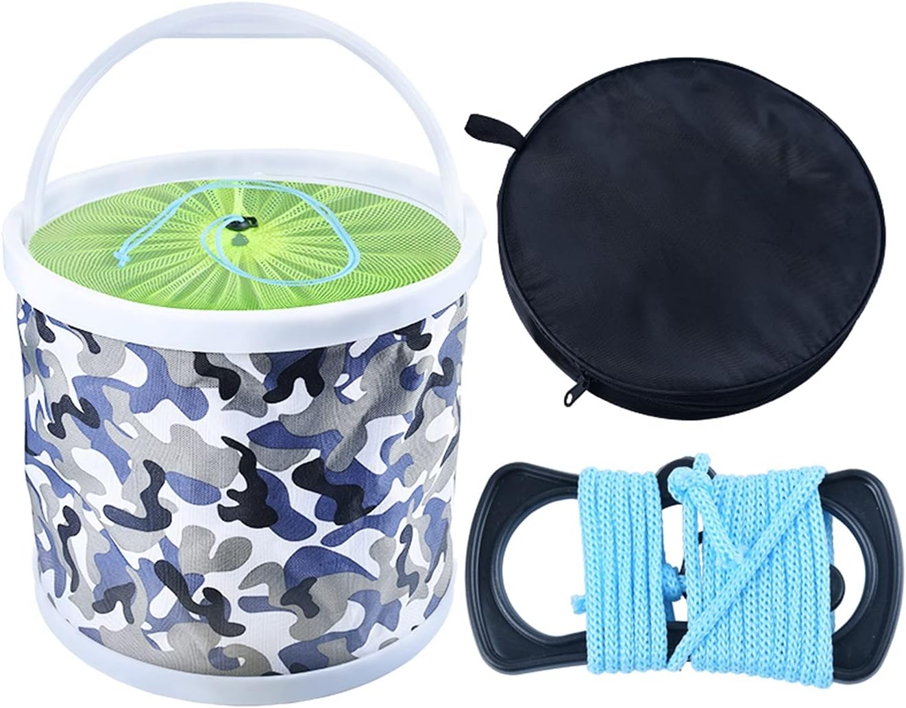 Amazon.com: Toolbox Tackle Box Fishing Bucket Folding Fish Bucket ...