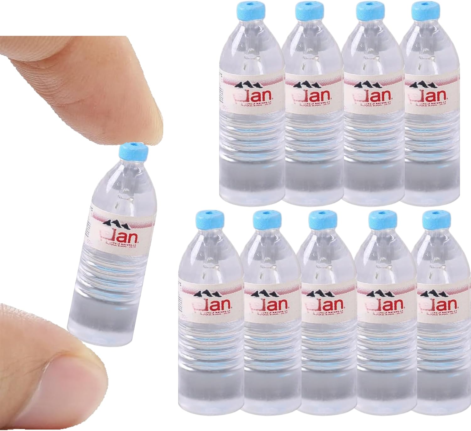 Amazon.com: 10 Pcs Mini Resin Mineral Water Bottles – 1:12/1:6 Scale ...