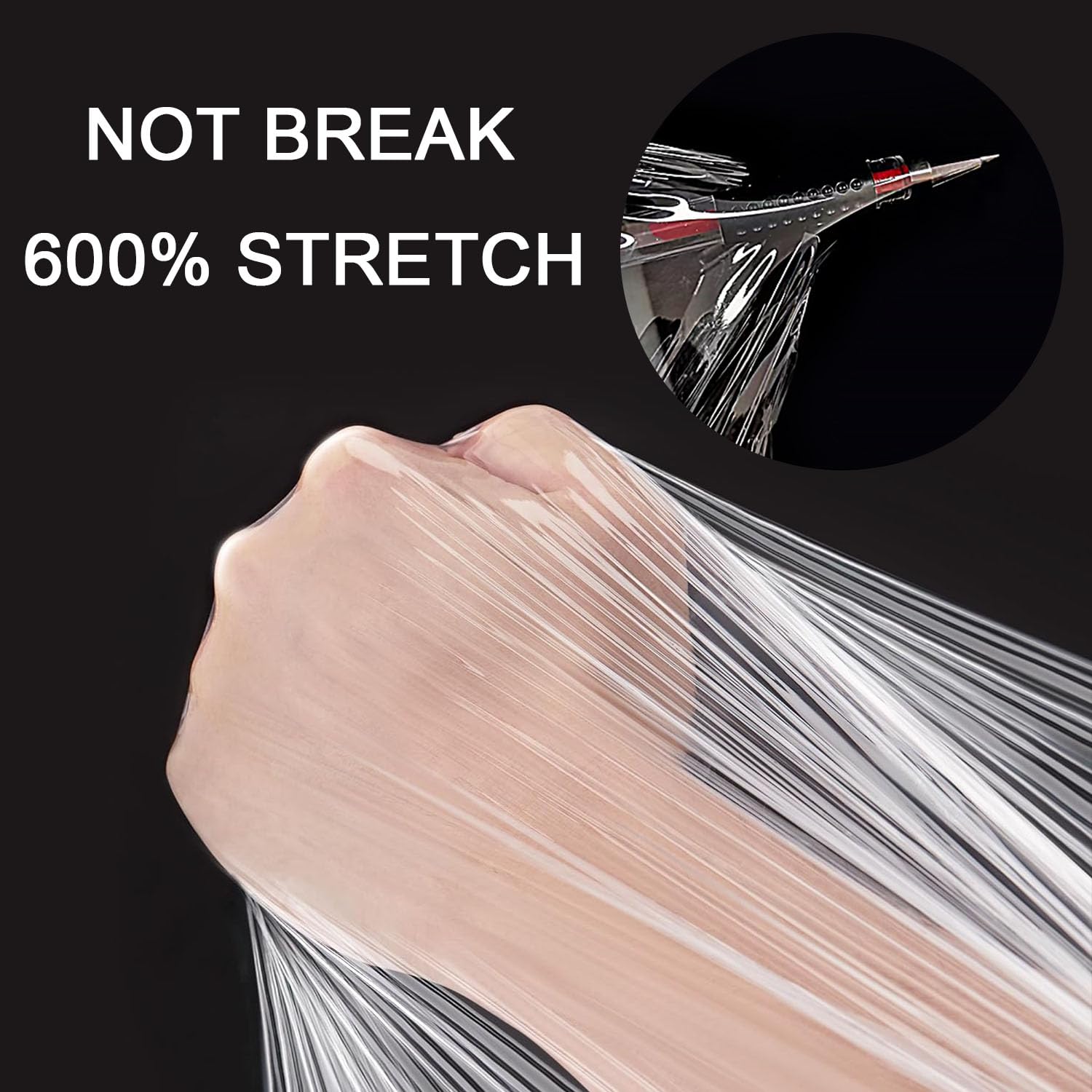 Snapklik.com : 2-Pack Stretch Wrap Stretch Film Roll,1000ft X 15Inch X ...