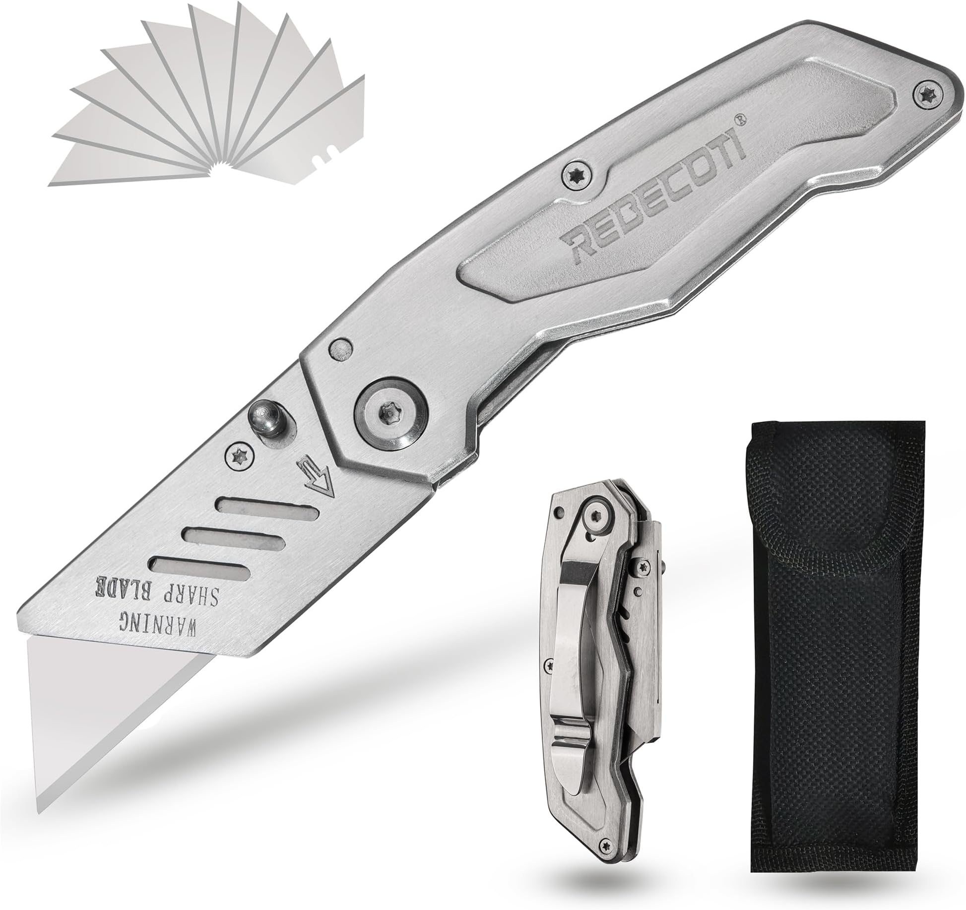 WORKPRO Folding Utility Knife, Quick-Change Box Cutter - Amazon.com