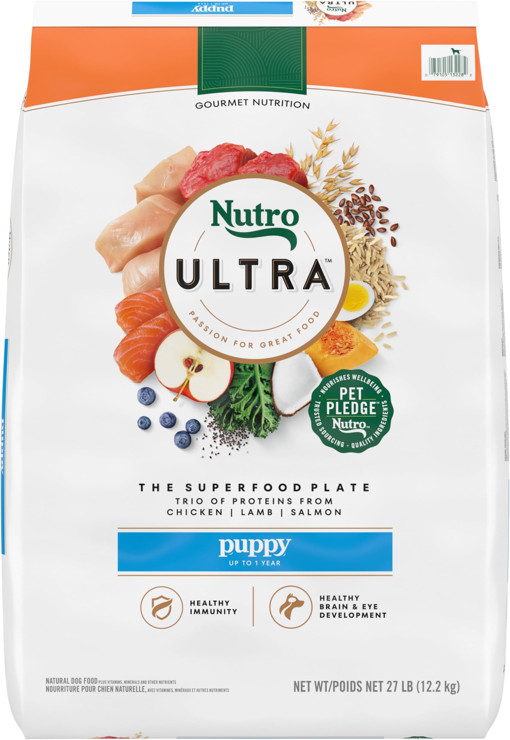 Amazon.com: Nutro Ultra Adult Dry Dog Food with a Trio of Proteins from ...