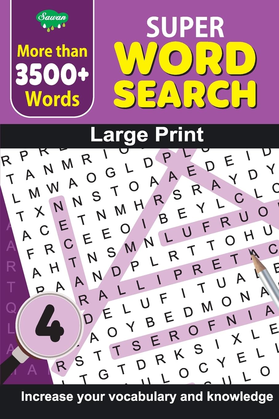 Buy Super Word Search 4 Book Online at Low Prices in India | Super Word ...