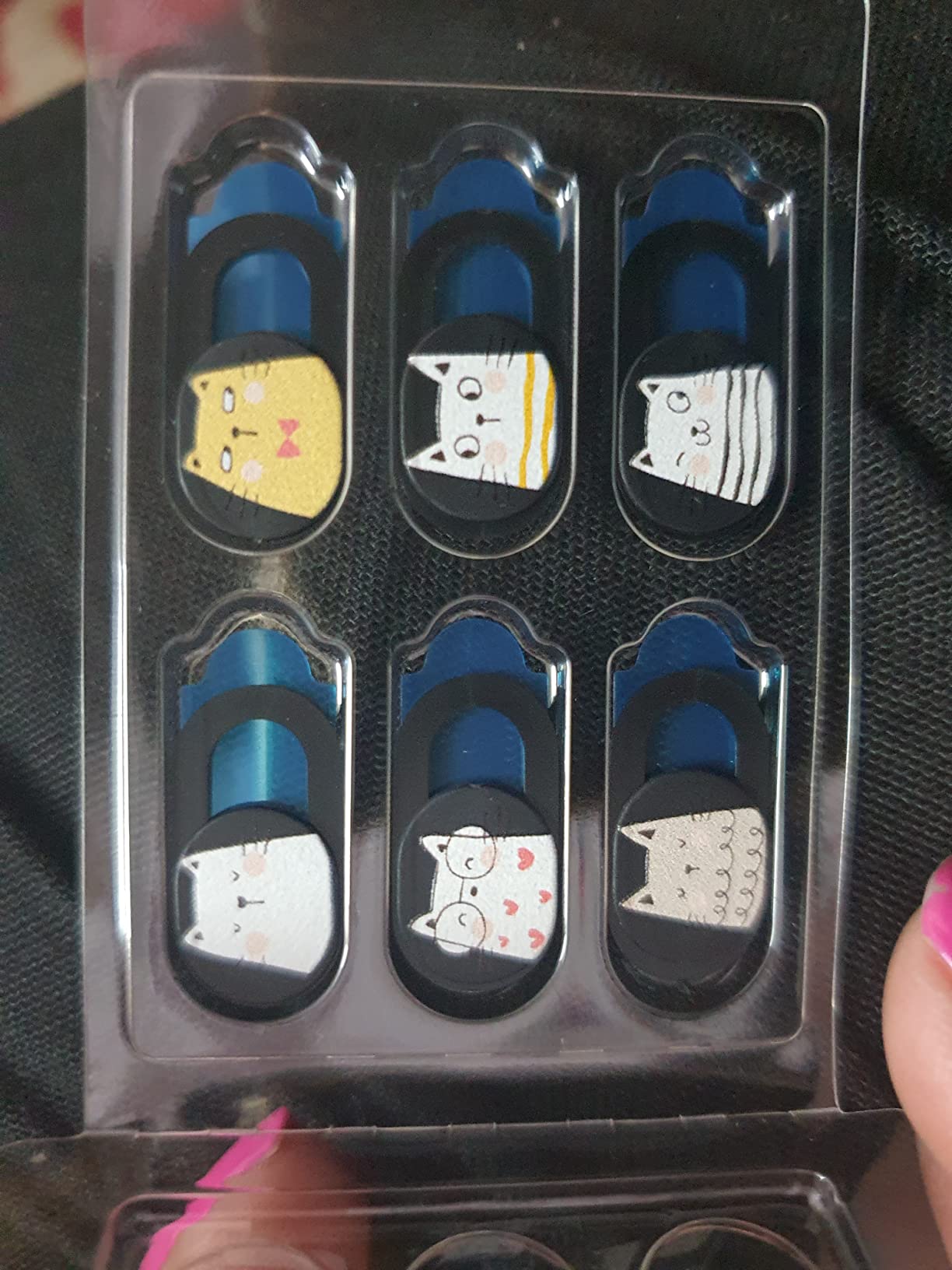 Mizi Webcam Privacy Cover Slide [6 Pack], Cute Camera Blocker Sticker ...