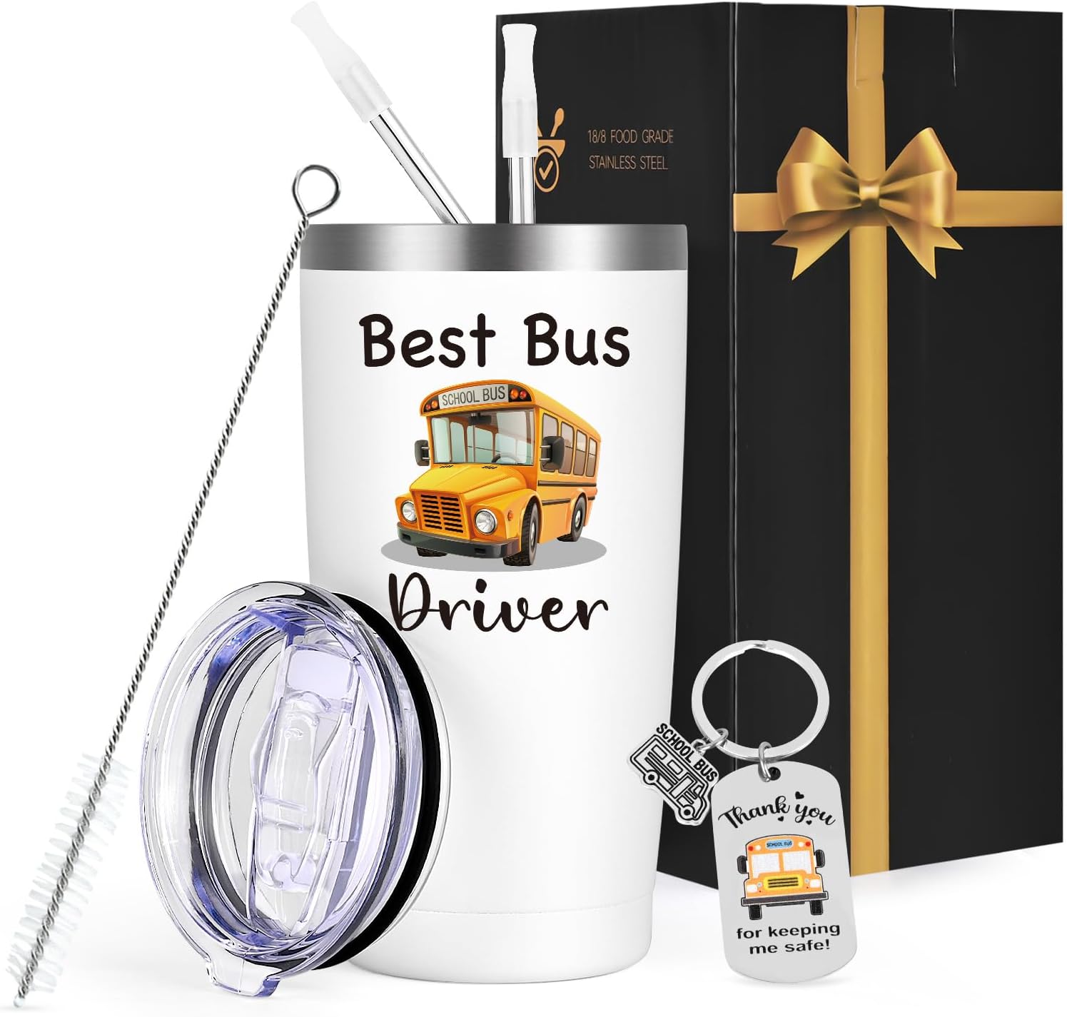Amazon.com: GINGPROUS Bus Driver Appreciation Gifts, School Bus Driver ...