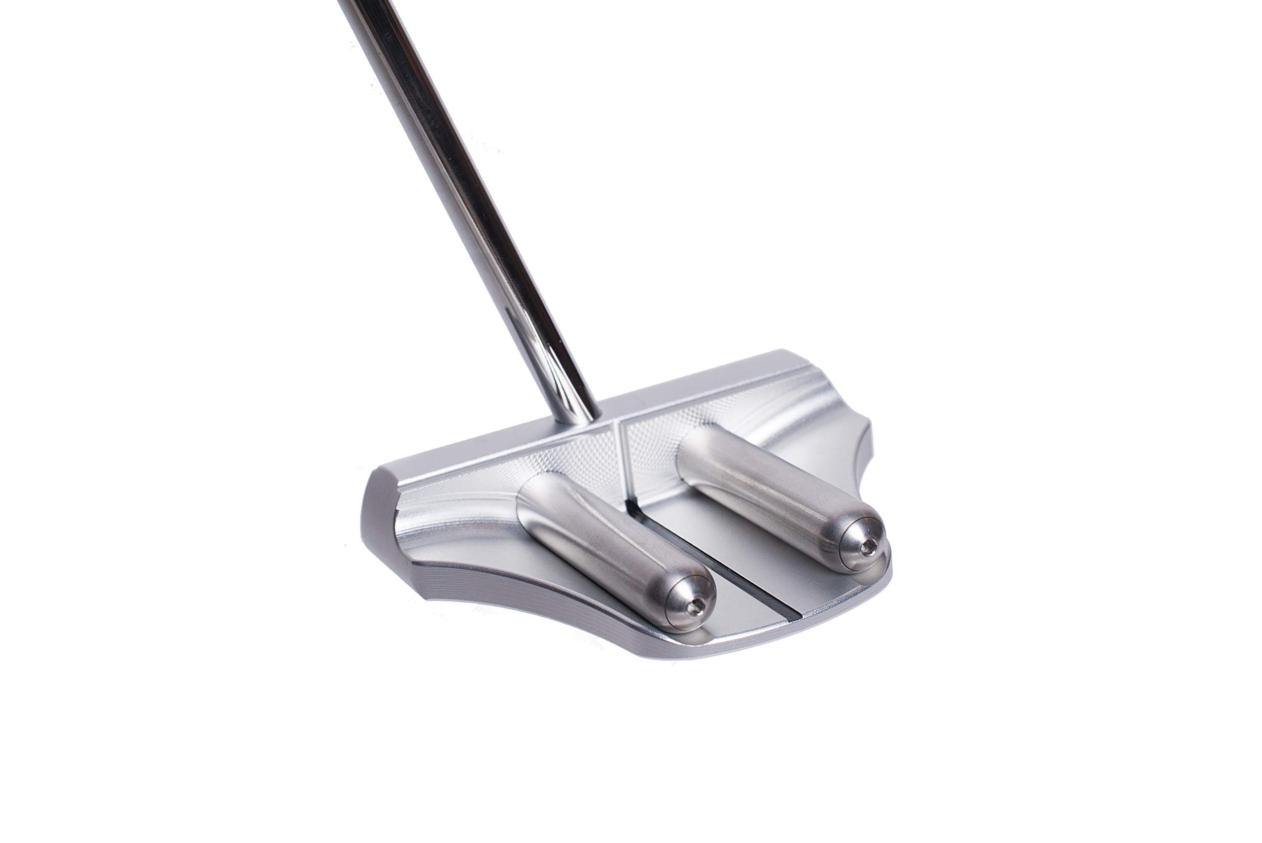 Buy Rife Golf Right Handed Silver Two Bar Mallet Putter Patented Roll ...