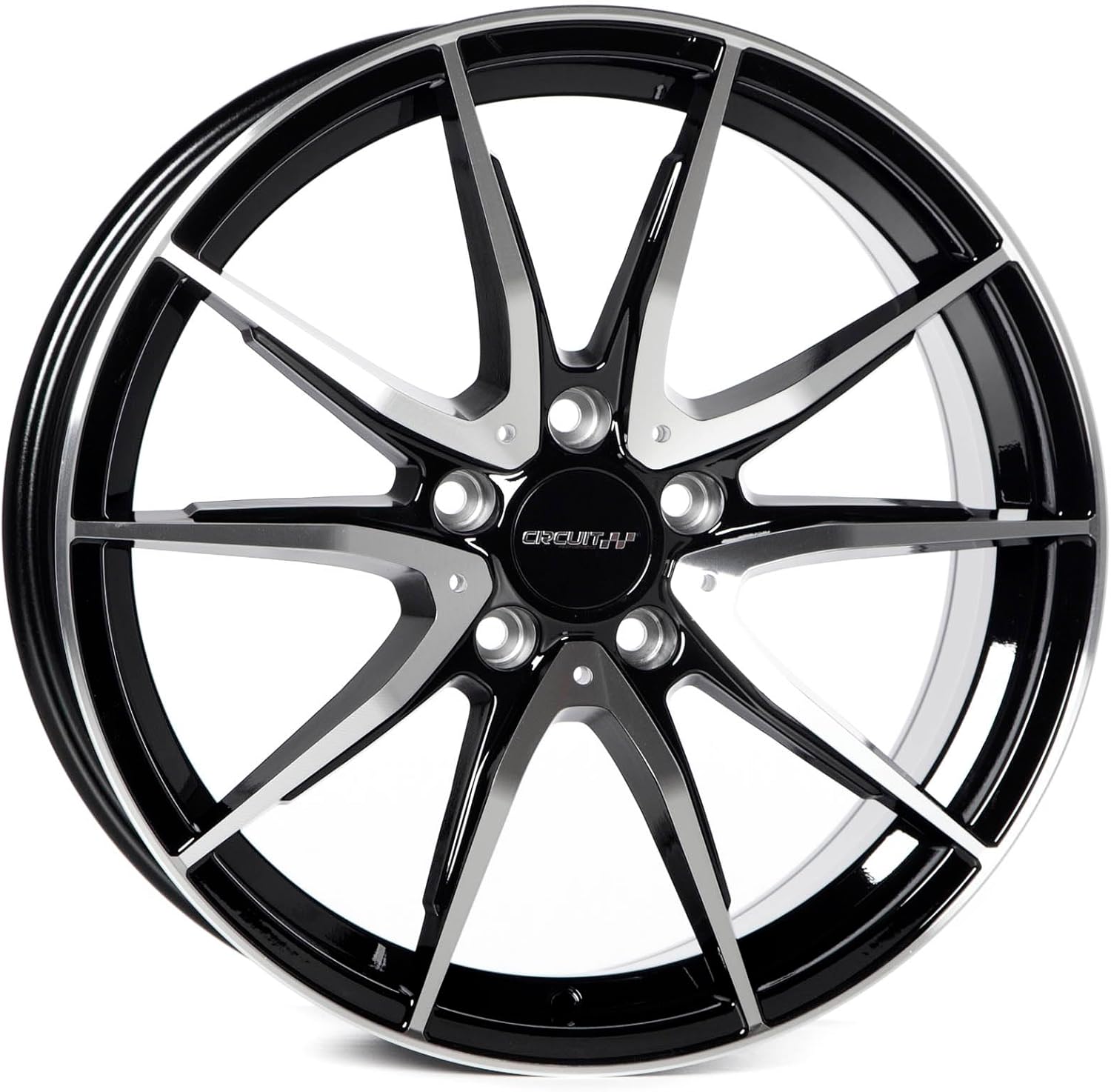 Amazon.com: Circuit Performance CP35 18x8 Wheel Gloss Black/Machined ...