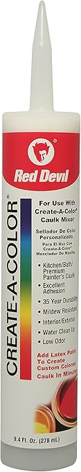 Amazon.com: Red Devil 0409 Create A Color Caulk, 1-Pack, White ...