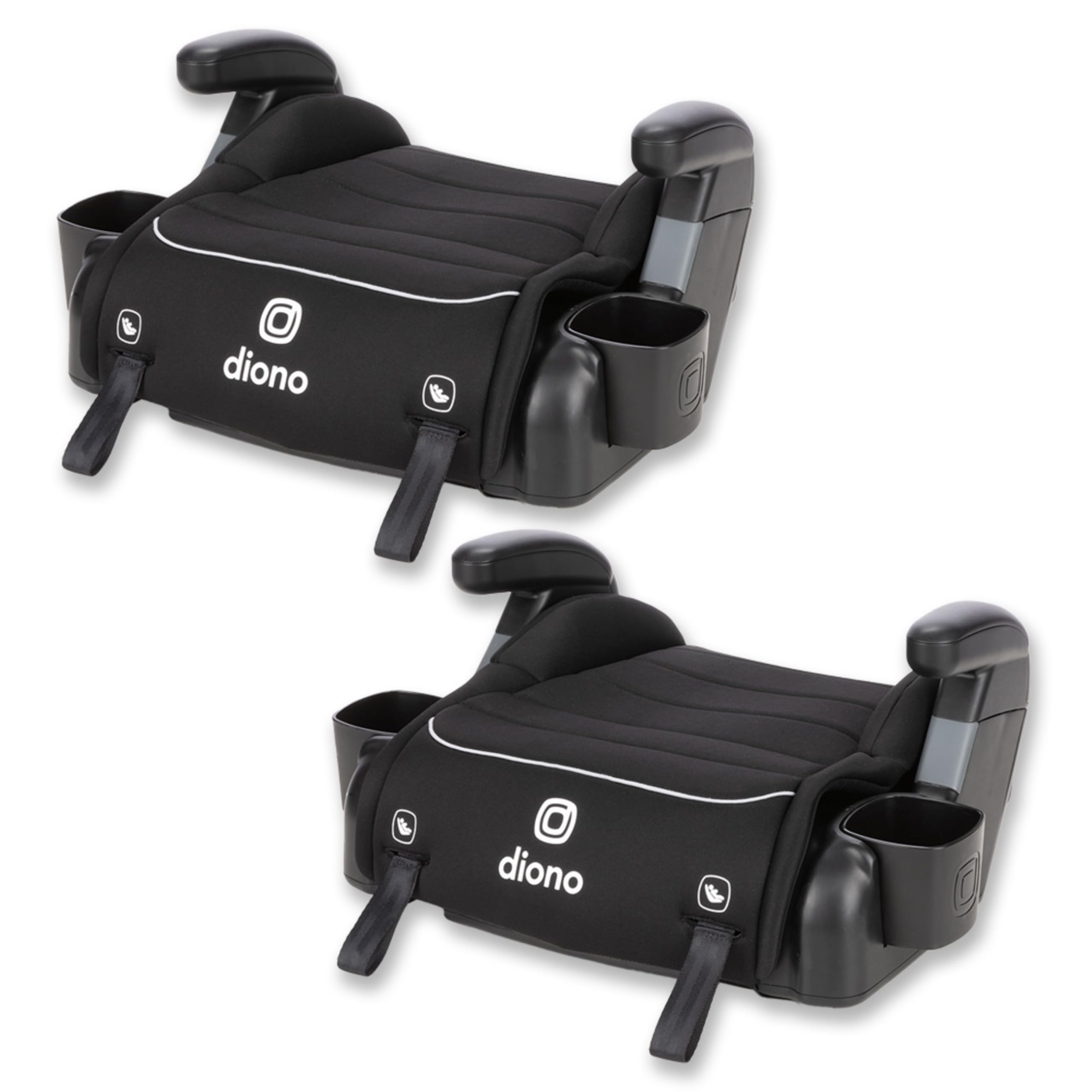 Amazon.com : Diono Connect3 RXT Backless Booster, Pack of 2, Slim Fit 3 ...