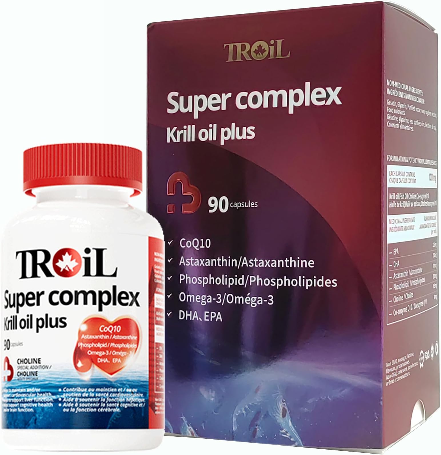 Amazon.com: TROIL Super complex Krill oil plus, 1 Count (Pack of 1 ...