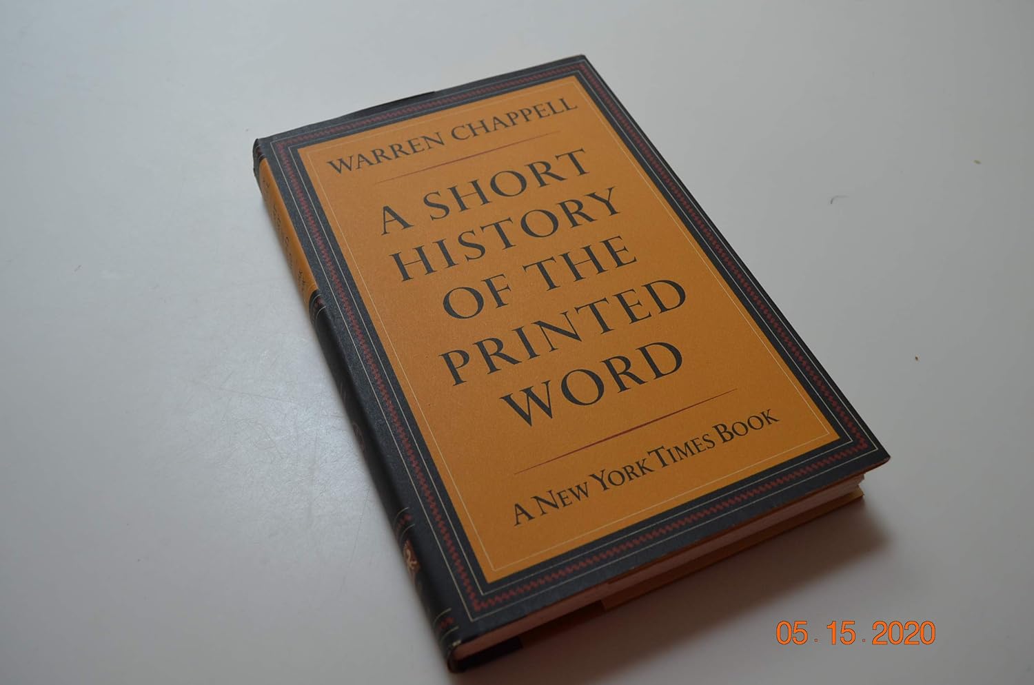 A Short History of the Printed Word: Chappell, Warren: 9780394445342 ...