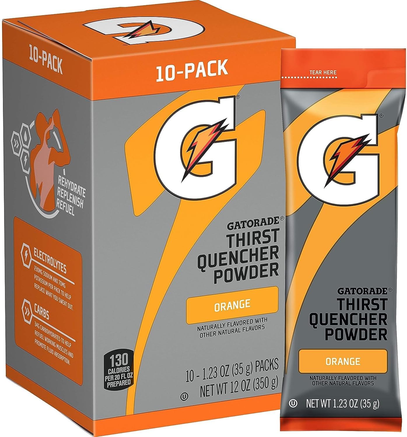 Amazon.com : Gatorade G Zero Powder, Fruit Punch Variety Pack, 0.10oz ...