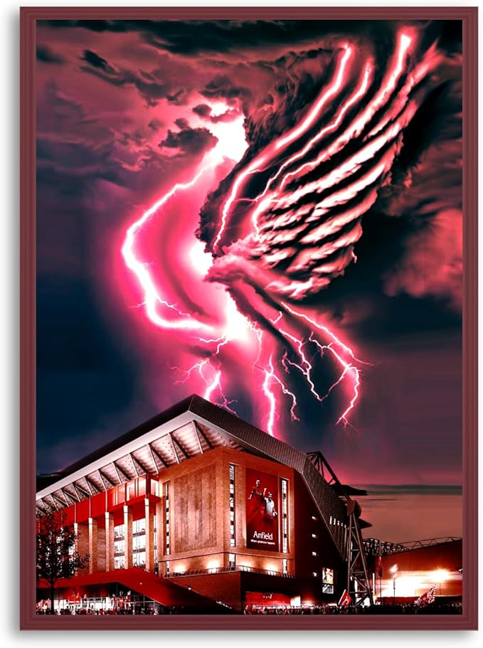 NotNiceThings Liverpool FC Poster Anfield Football Stadium Print ...