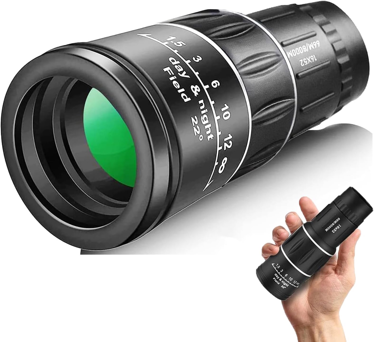 Amazon.com : Sihea 16X52 Mini Monocular Telescope High Powered for ...