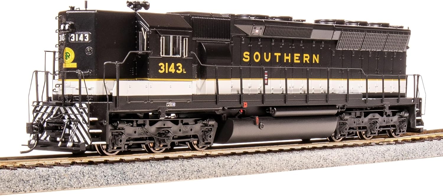 Amazon.com: Broadway Limited 4292 EMD SD45, SOU #3143, Black, White, Gold Scheme, Paragon4 Sound ...