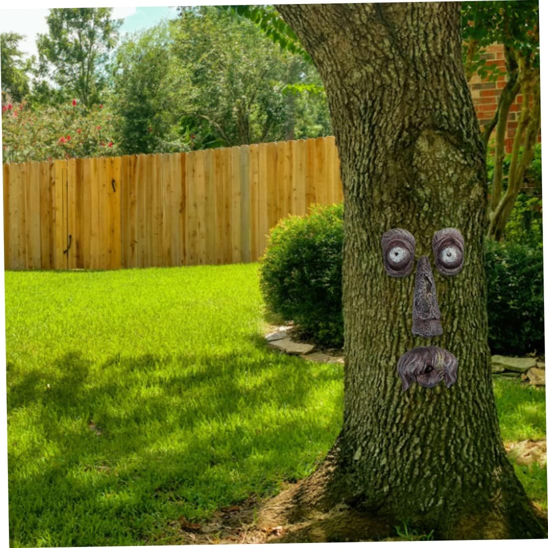Amazon.com: NewGtuizi Tree Faces Decor Outdoor,Tree Face Outdoor ...