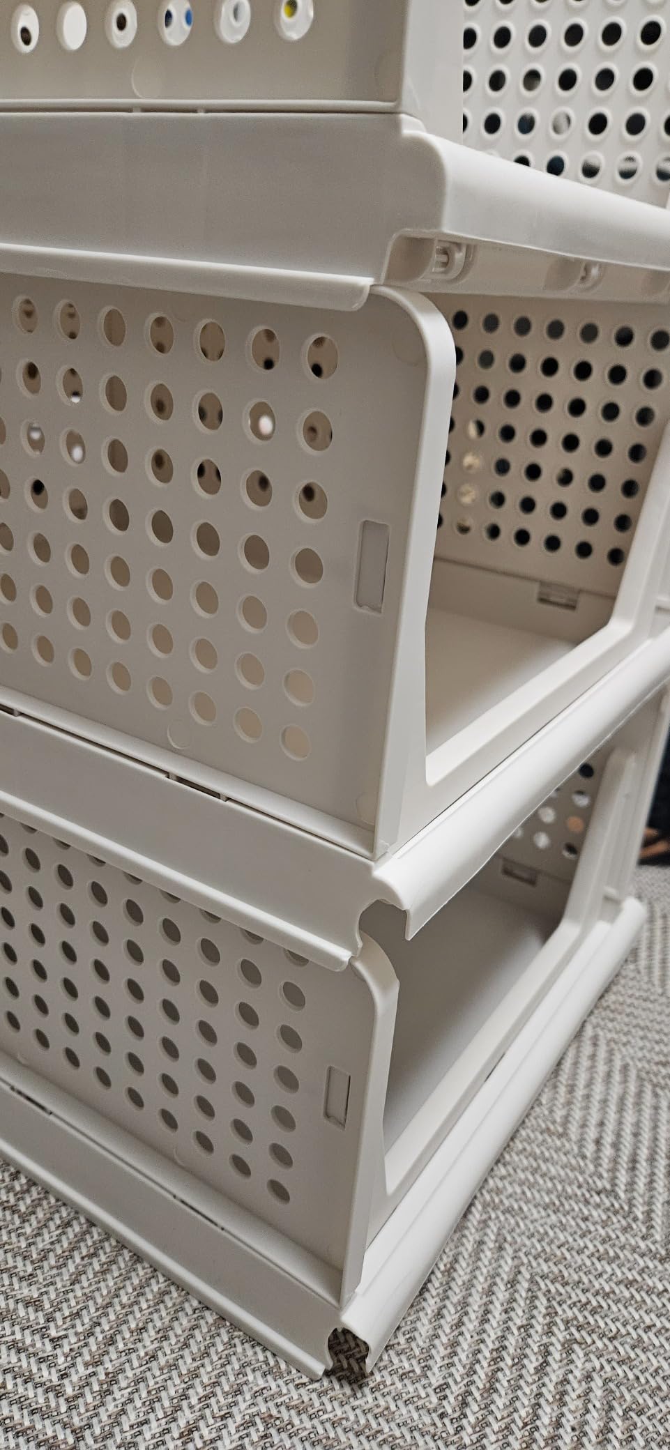 Amazon.co.jp: yazi Set of 3 Closet Clothes Case, Drawers, Closet ...