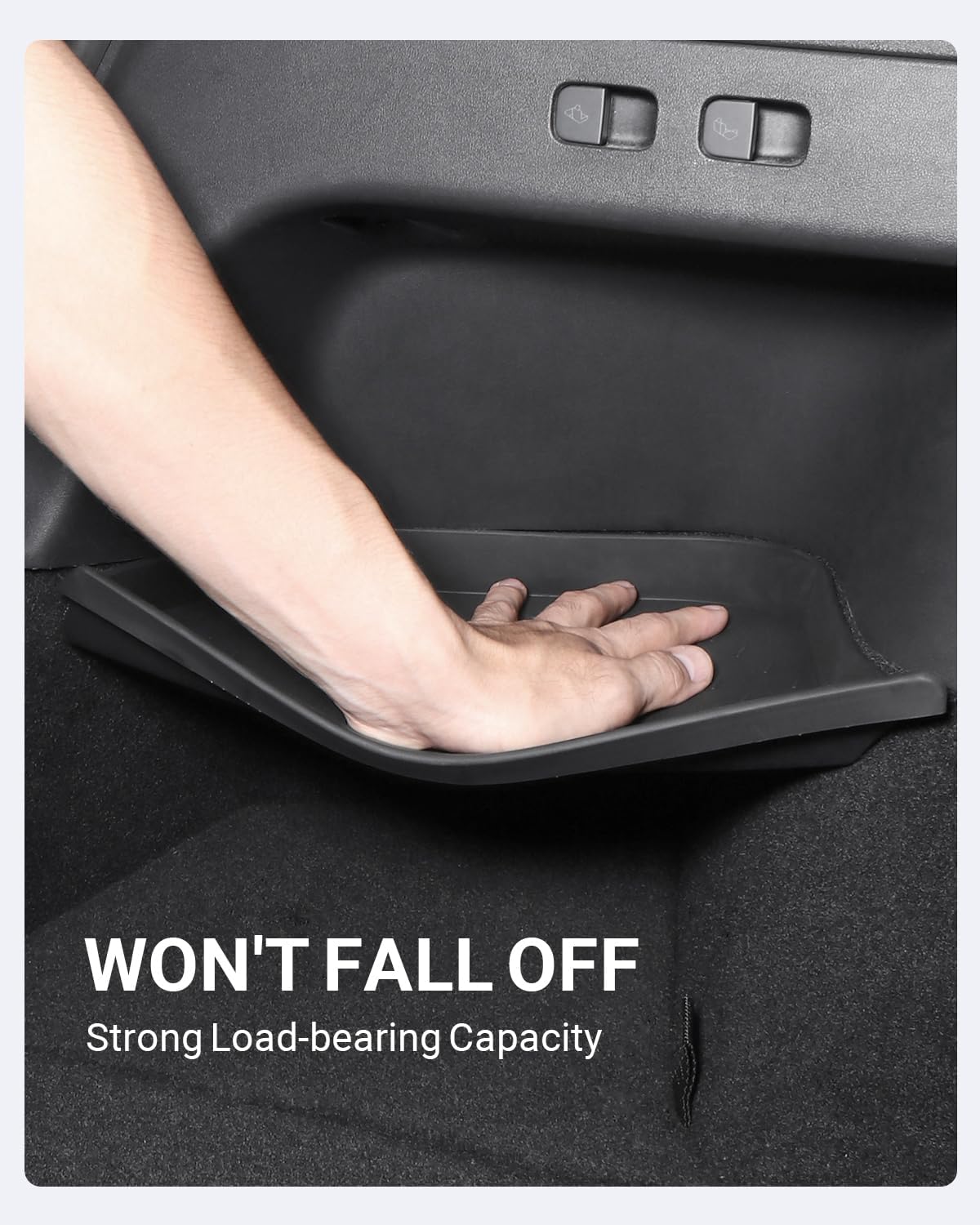 Snapklik.com : Tesla Model Y Rear Trunk Side Storage Tray Trunk ...