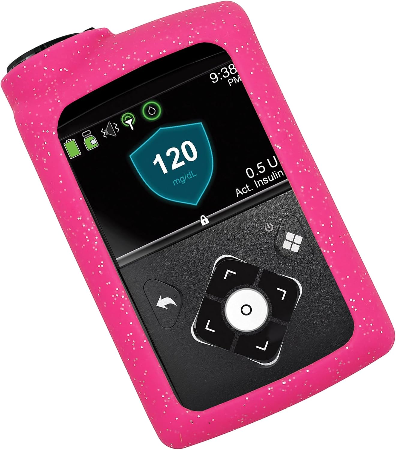 Amazon.com: SNK Premium Glitter Silicone Cover Soft Case for Medtronic ...
