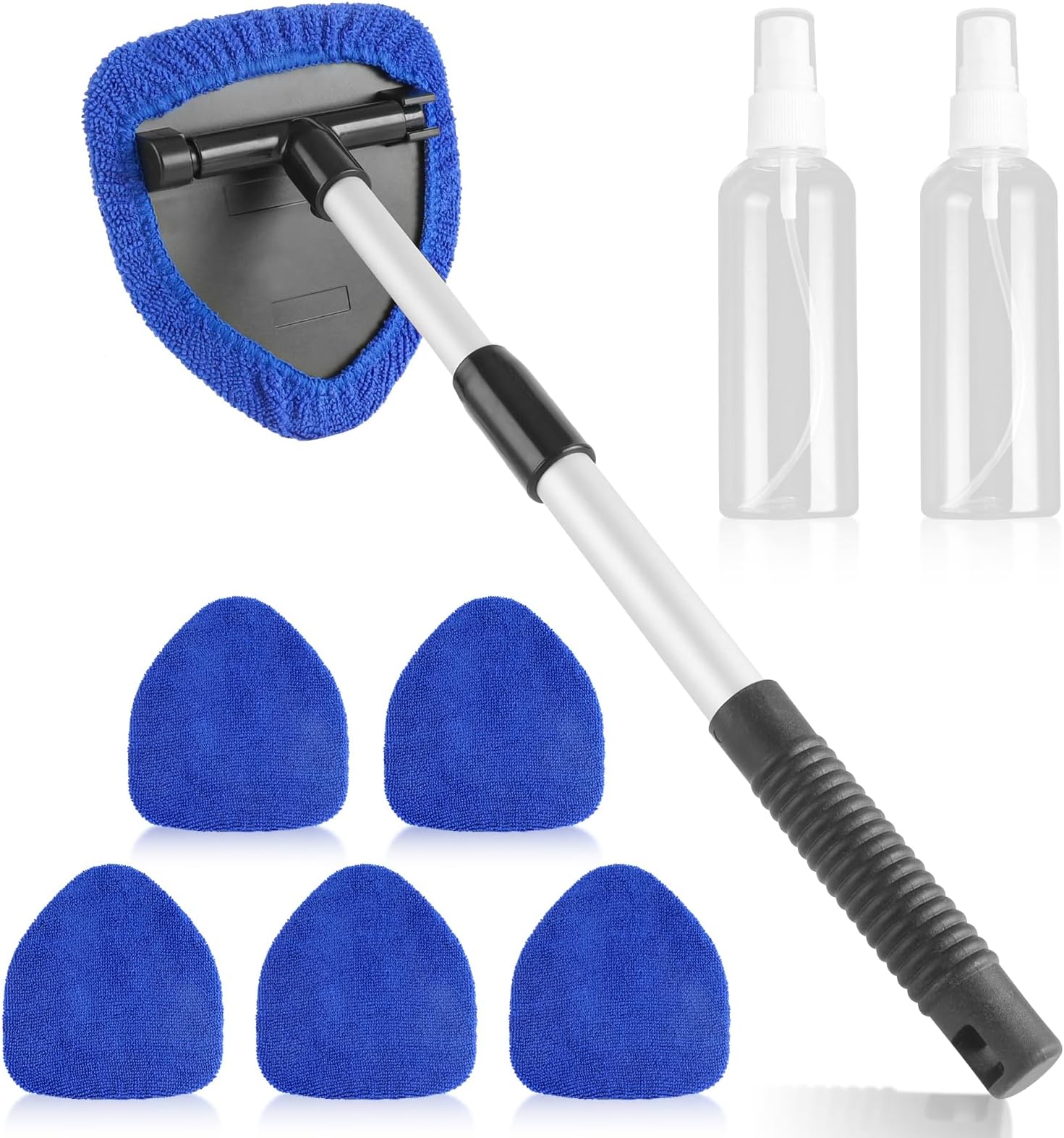 ZHYOPING 9Pcs Autoscheiben Innenreiniger Set,Einziehbares Werkzeug zur ...