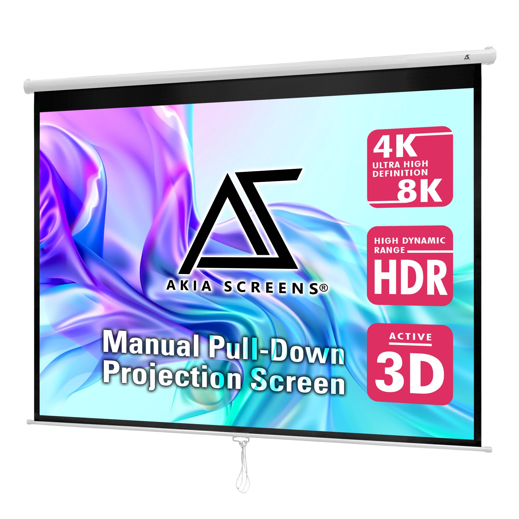 Office Ceiling Projection Screens Duronic Projector Screen MPS80/43