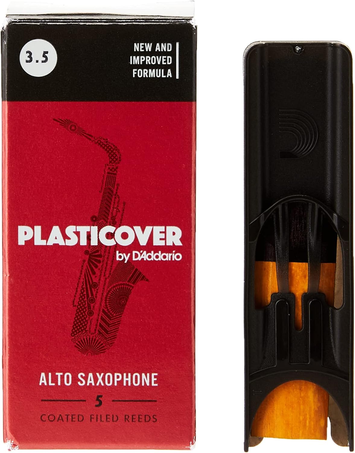 Amazon.com: D'Addario Woodwinds Plasticover Alto Sax Reeds, Strength 3. ...