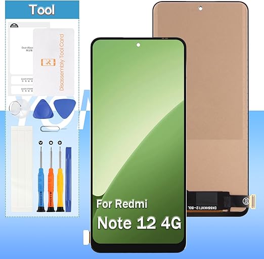 Amazon.com: (Incell) Screen Replacement for Xiaomi Redmi Note 12 4G ...