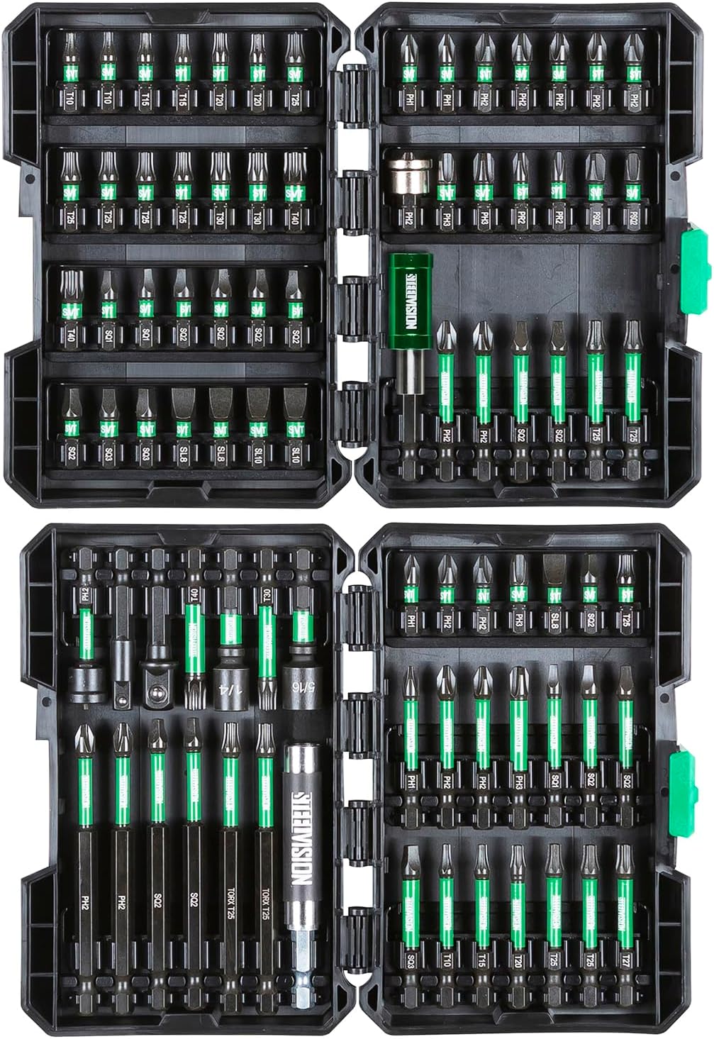 Amazon.com: Steel Vision Tools 85pc Impact Torsion Bit Set for Impact ...