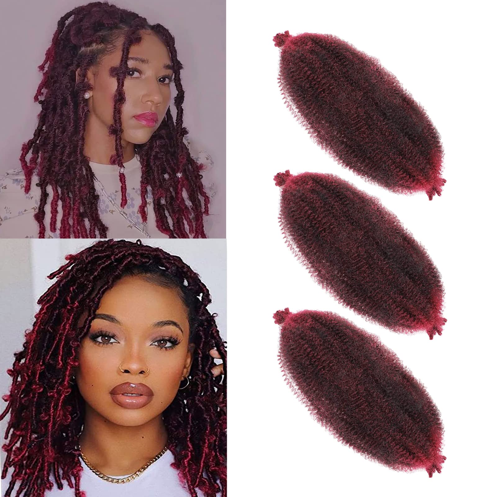 Red Ombre Marley Twists