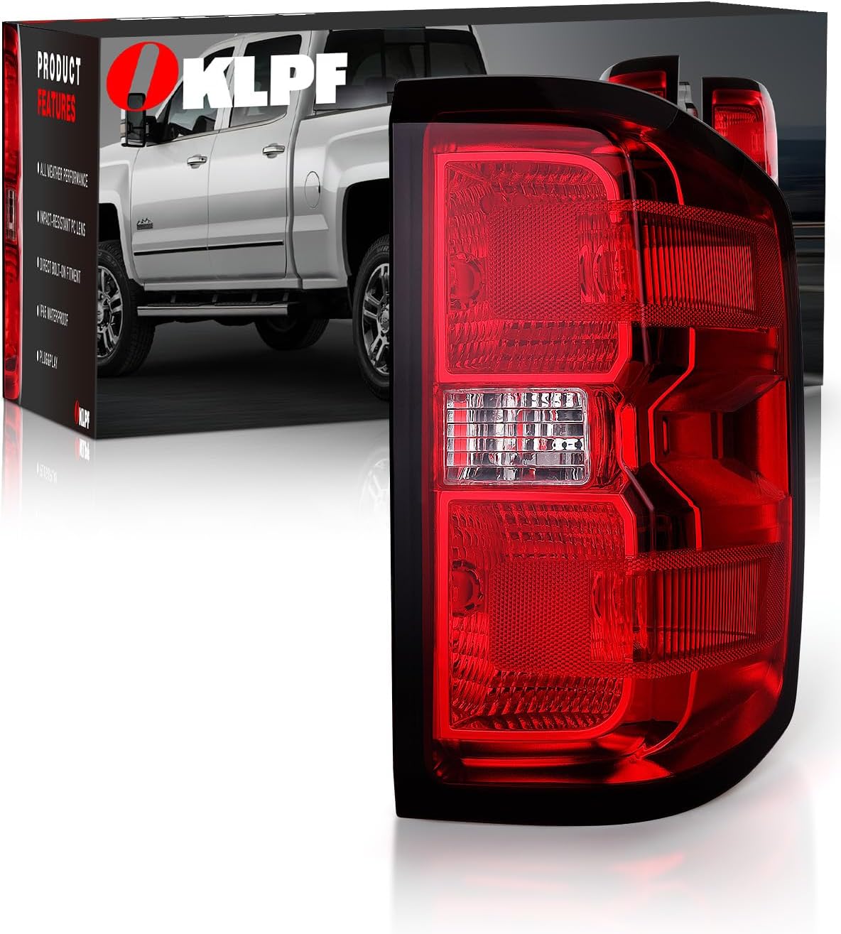 Amazon.com: FOMIUZY Tail Lights Assembly Fit Chevy Silverado 1500 2016 ...