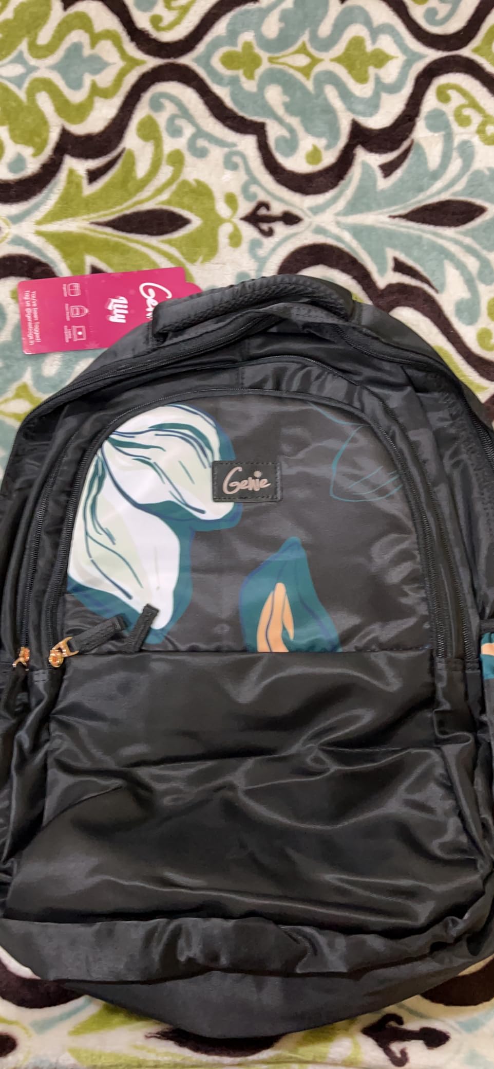 Buy Genie Lily Laptop Backpack for Women, 3 compartments, Stylish and ...