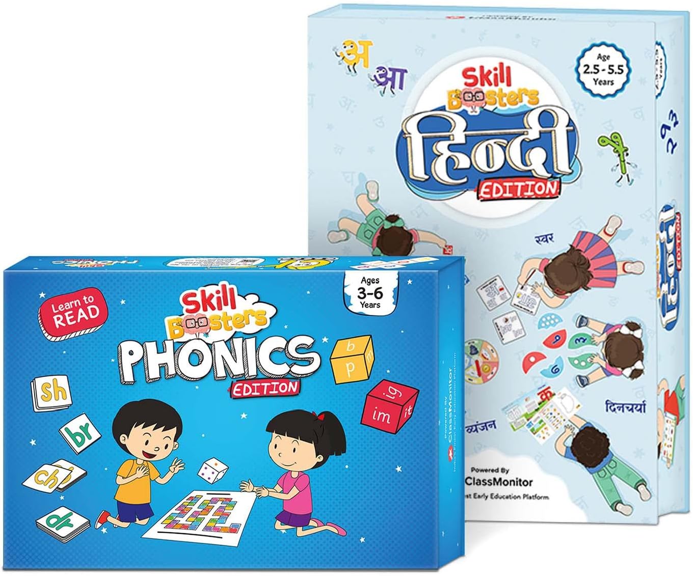 Buy ClassMonitor Phonics + Hindi Learning Kit with Free Mobile App with 100+ Learning Activity ...