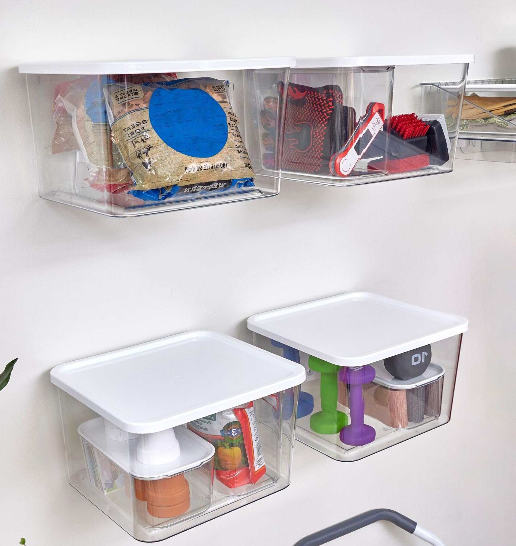 Amazon.com: Knape & Vogt KV Slide Out Tray Divider 3 divider unit ...