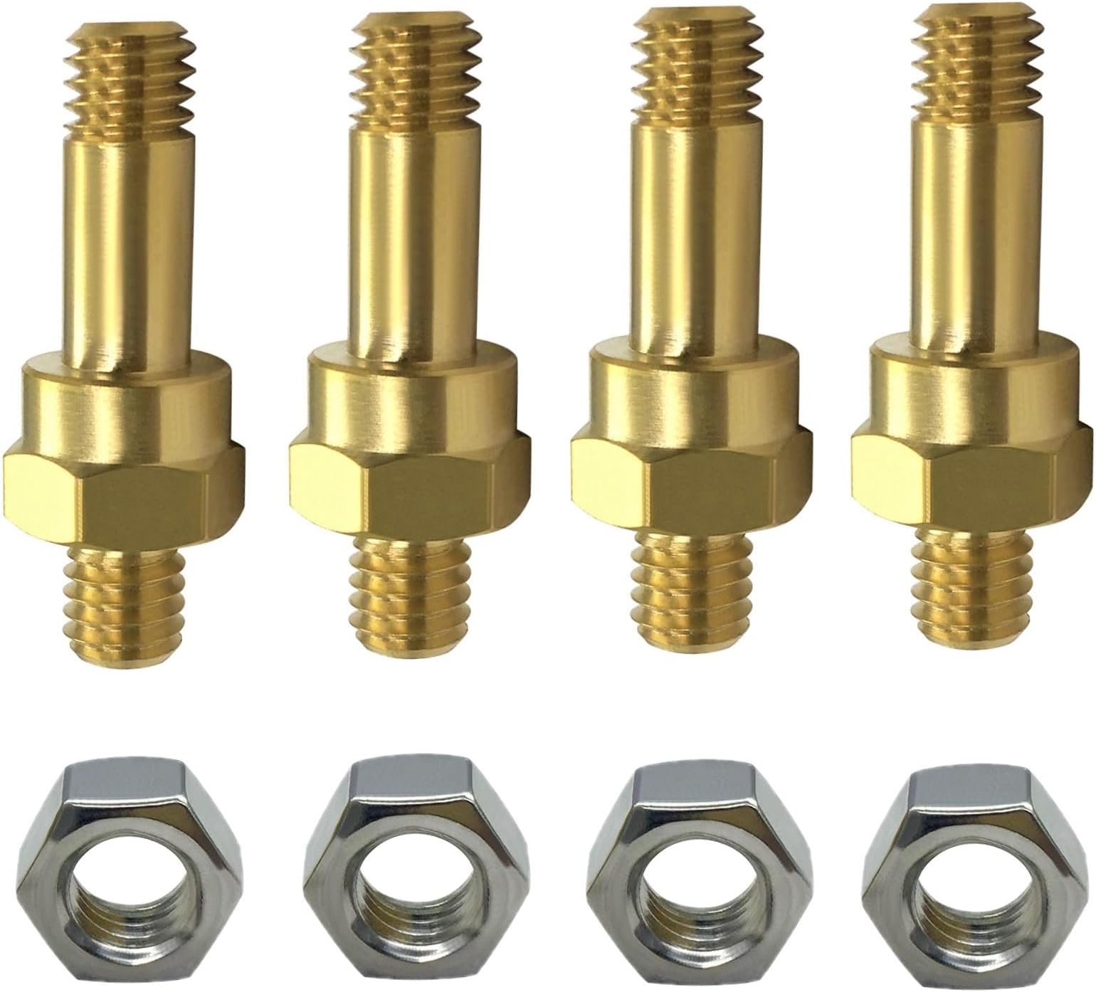 Amazon.com: BELOMI 2 Pack Car Side Post Battery Terminal Brass Stud ...