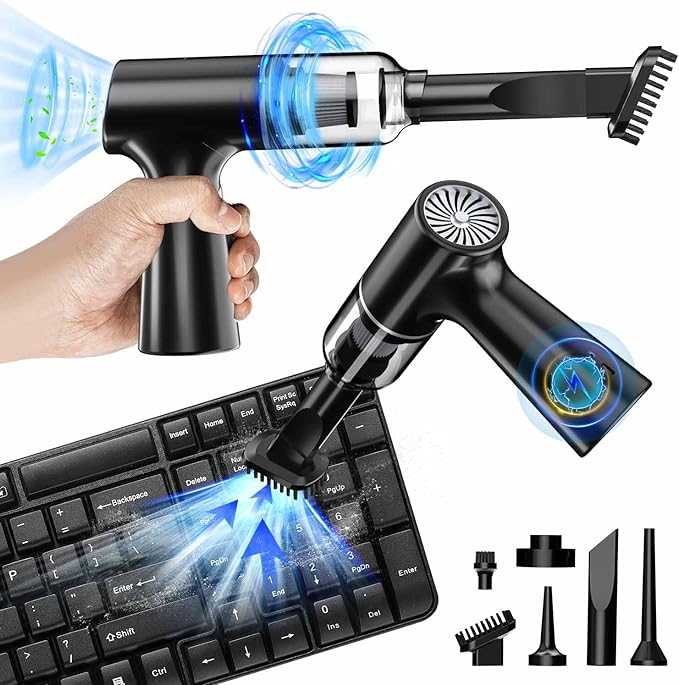 Amazon.com: IFTHFOUR Computer Vacuum Cleaner-Compressed Air Duster-Air ...