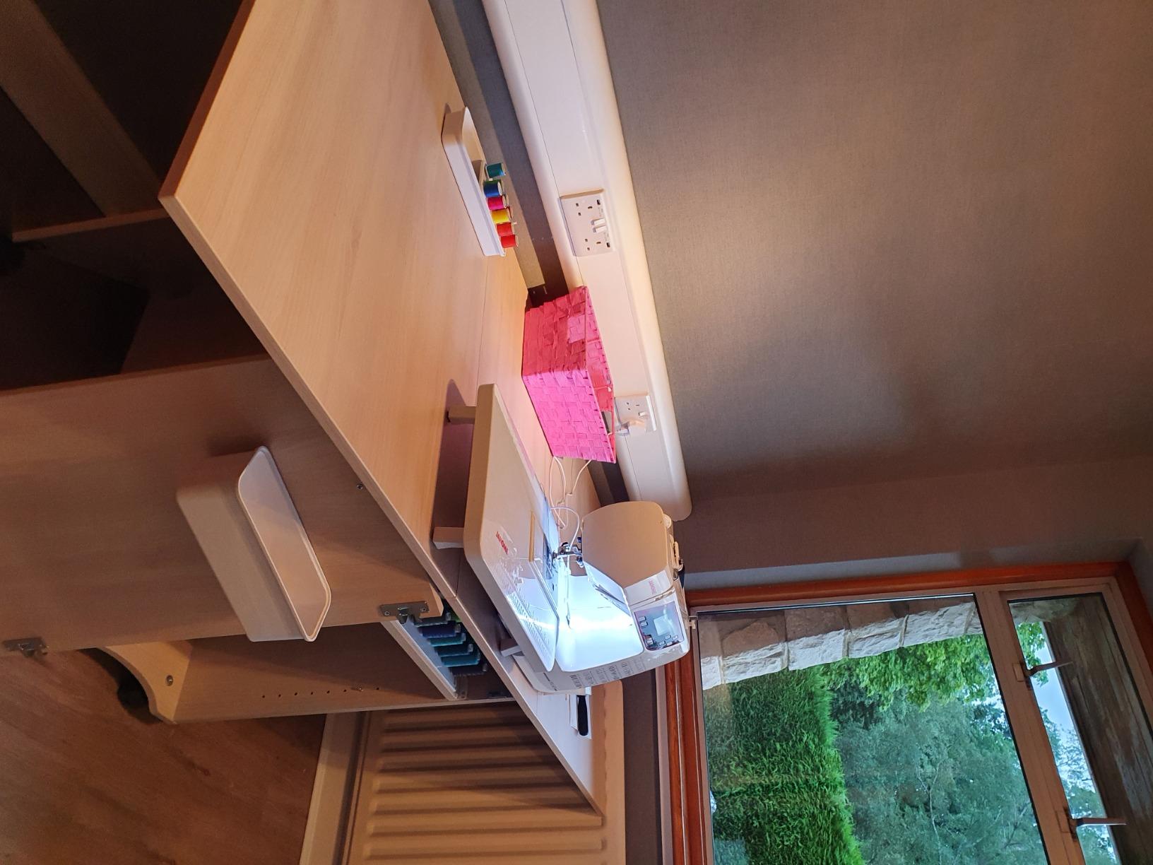 Comfort 9 | Sewing Machine Cabinet Overlock Desk Hobby Storage ...