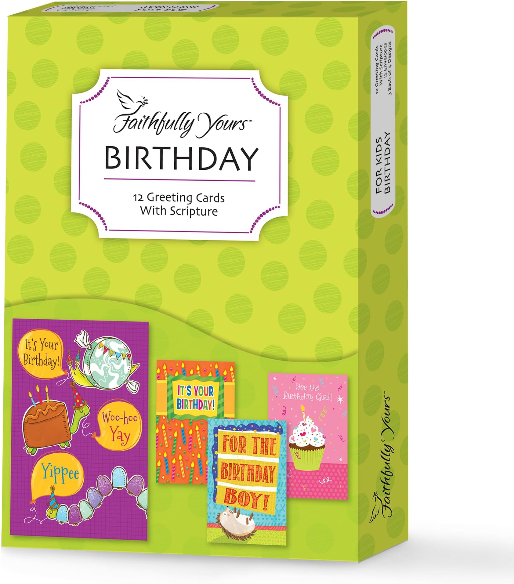 Amazon.com : Faithfully Yours Designer Greetings Cute Birthday Boxed ...