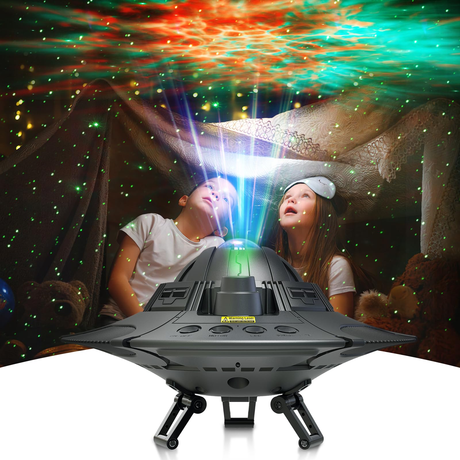UFO Projector|Star Projector Galaxy Light|Light Projector |Sky ...